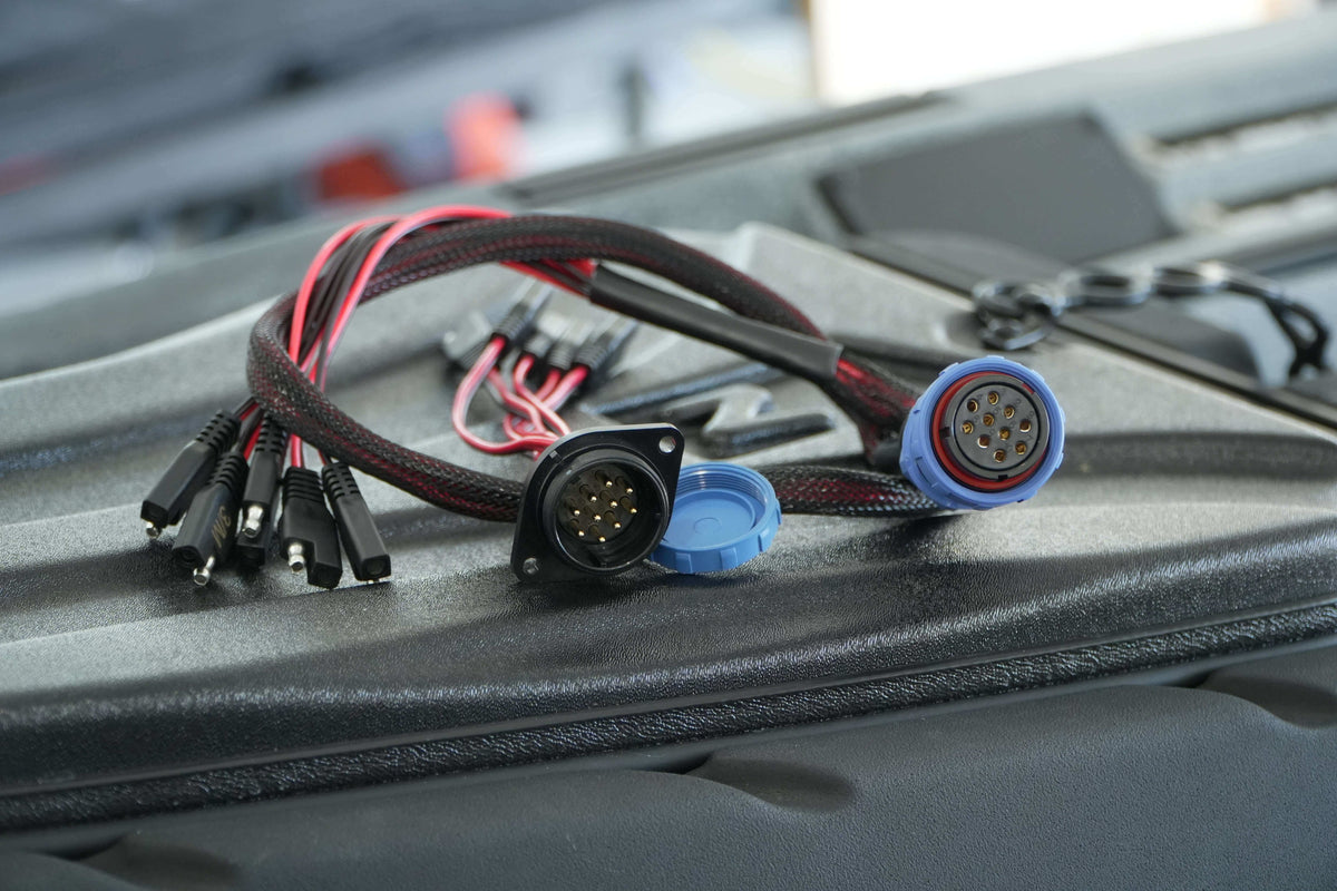 5 Circuit Heavy Duty, Waterproof, Quick Disconnect Kit - Panel Mount a ...