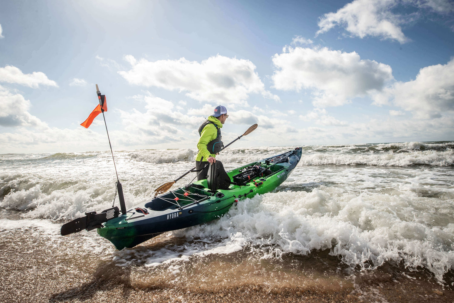 Vibe Hydra 130 Sit On Top Angler Fishing Kayak | Vibe Kayaks