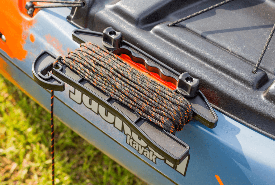 YakAttack SideWinder, Anchor Line Reel w 75' Paracord | Vibe Kayaks