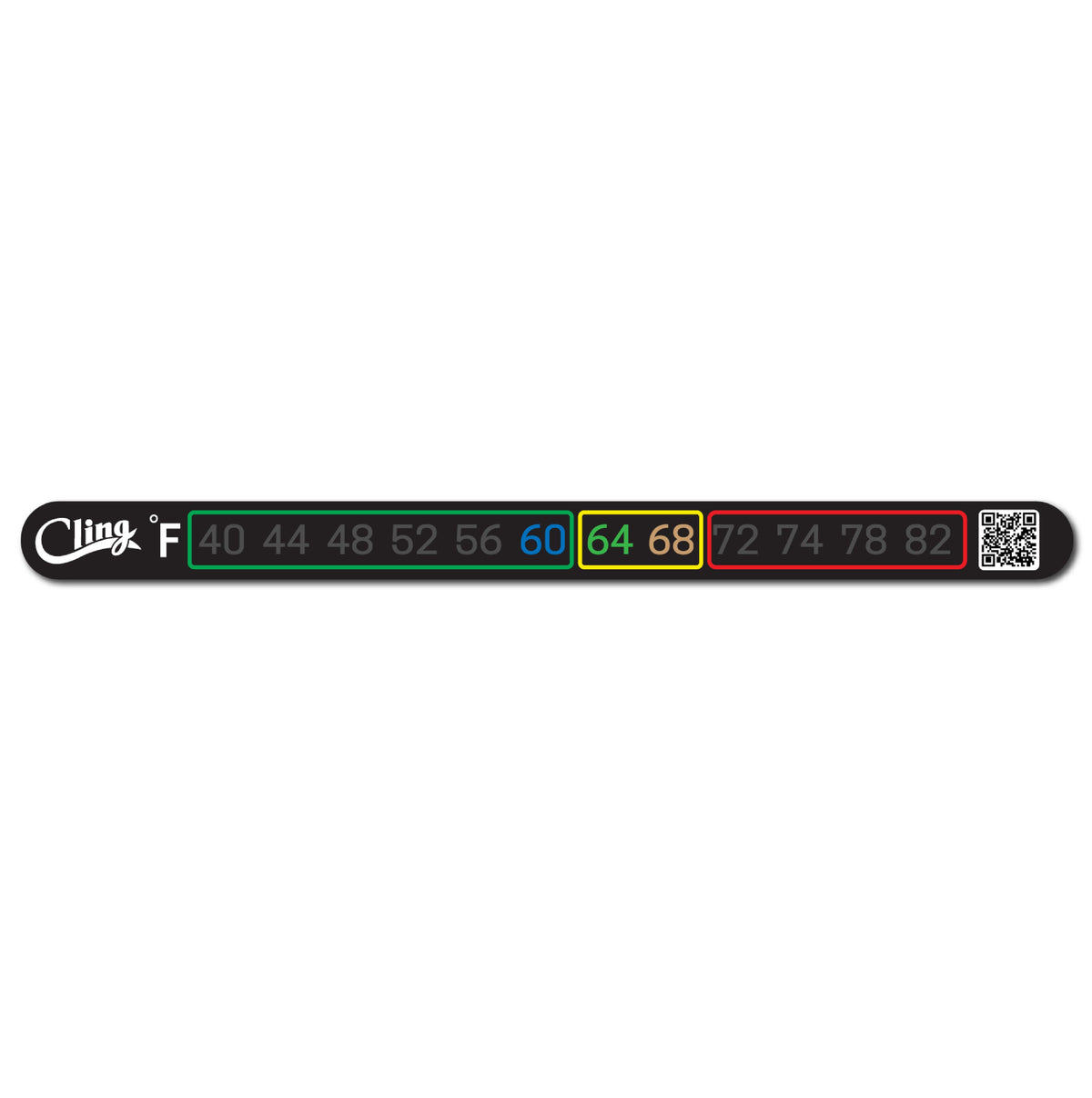 Temperature Tape - Stick On Water Thermometer | Vibe Kayaks