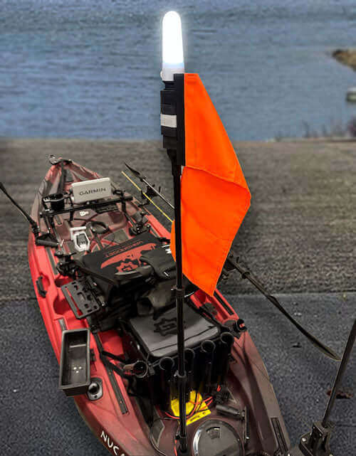 BeaconFlex - Telescopic Visibility Safety Light/Flag System | Vibe Kayaks