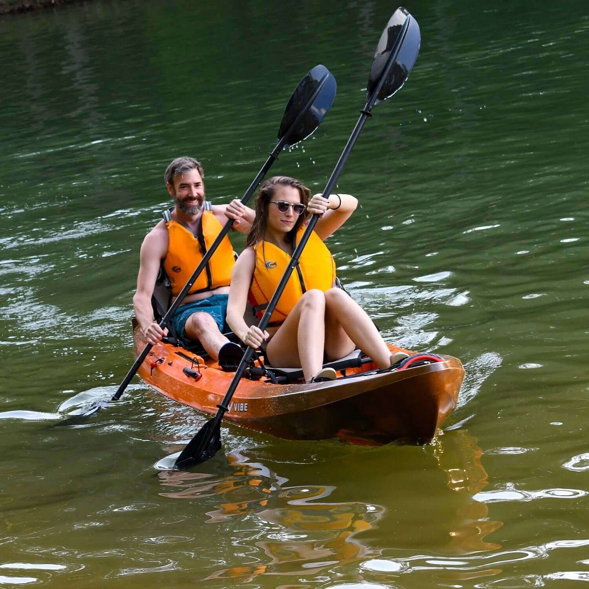 Vibe Yellowfin 130T Tandem Angler Fishing Kayak Package | Vibe Kayaks