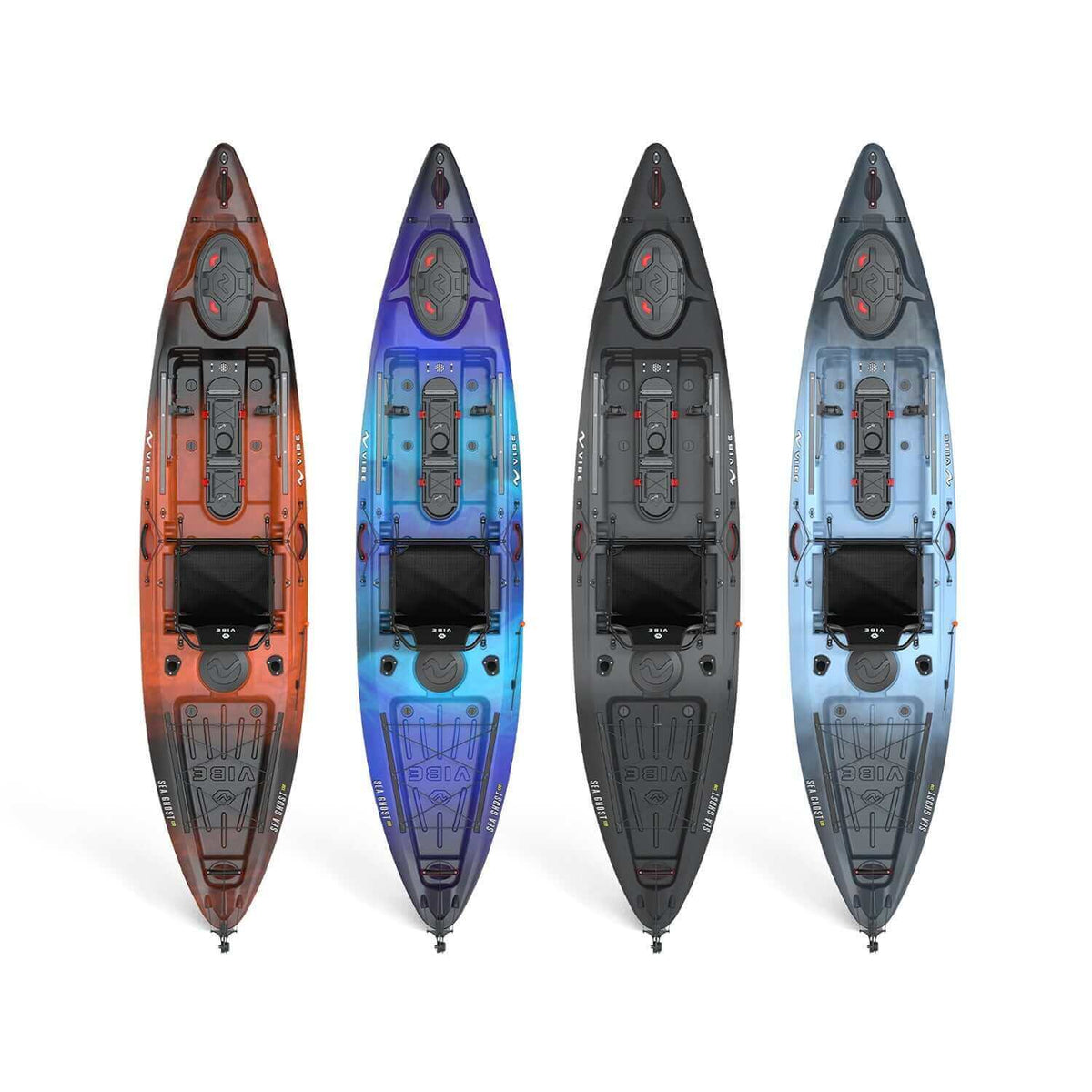 Vibe Sea Ghost 130 Sit On Top Angler Fishing Kayak | Vibe Kayaks